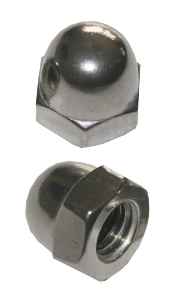 Hutmuttern Hutmutter Sechskant verzinkt M10 2 Stück (0017) - B2Q Trading GmbH